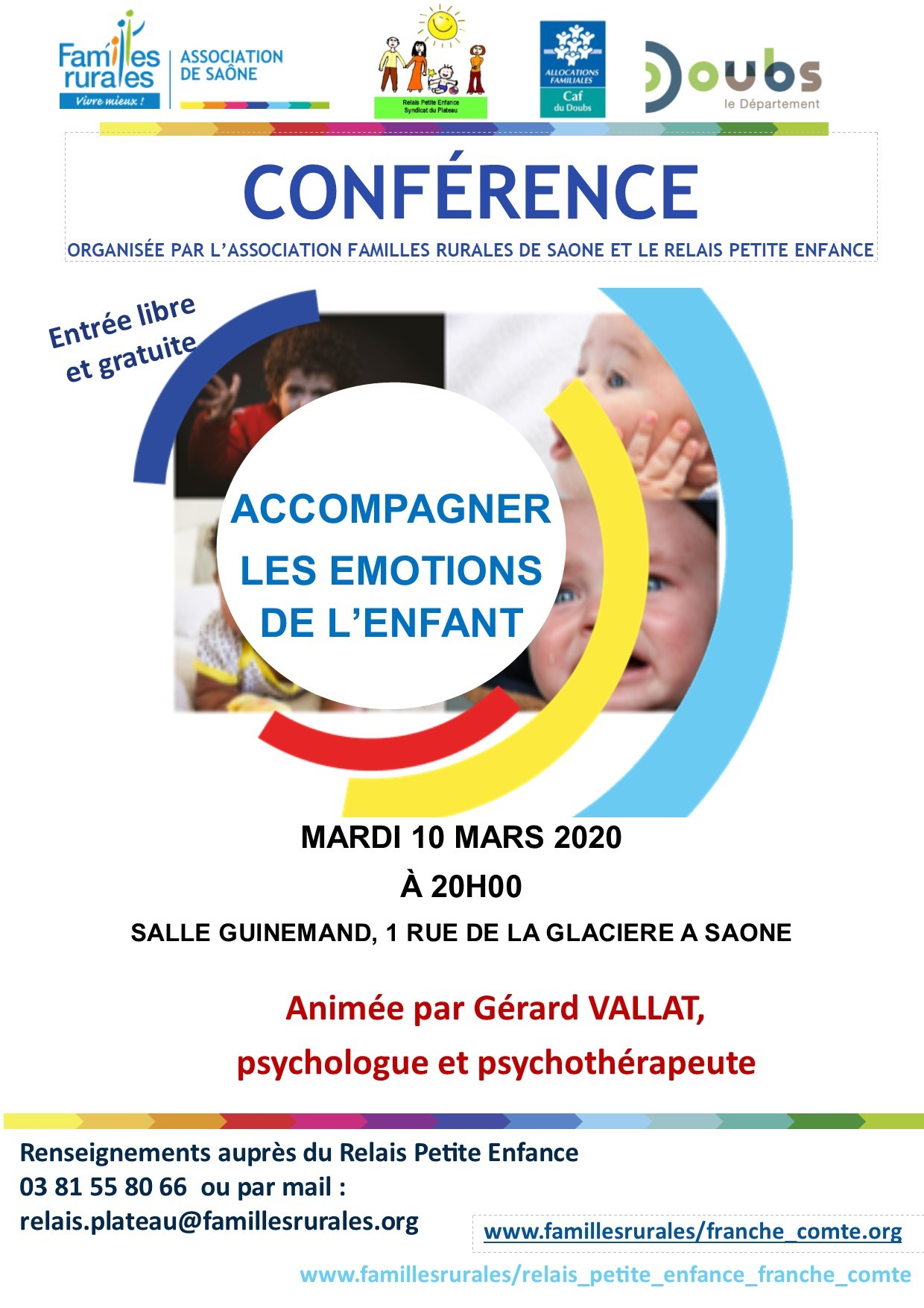 Conférence " Accompagner les émotions de l'enfant"